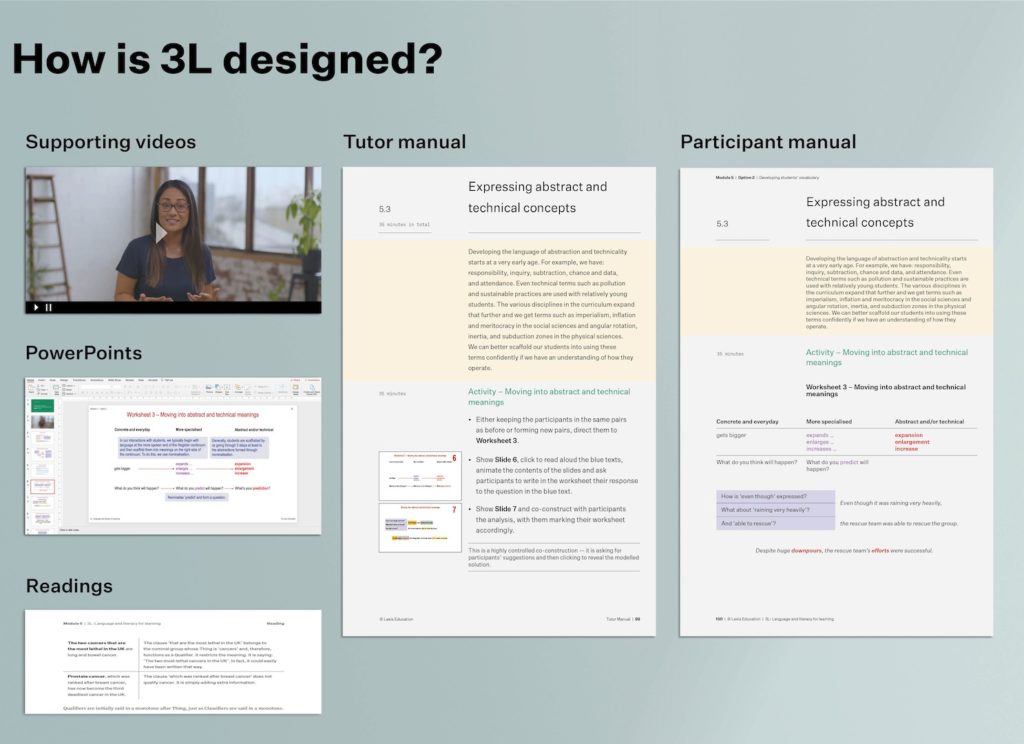 3L: Language and literacy for learning - Lexis Education