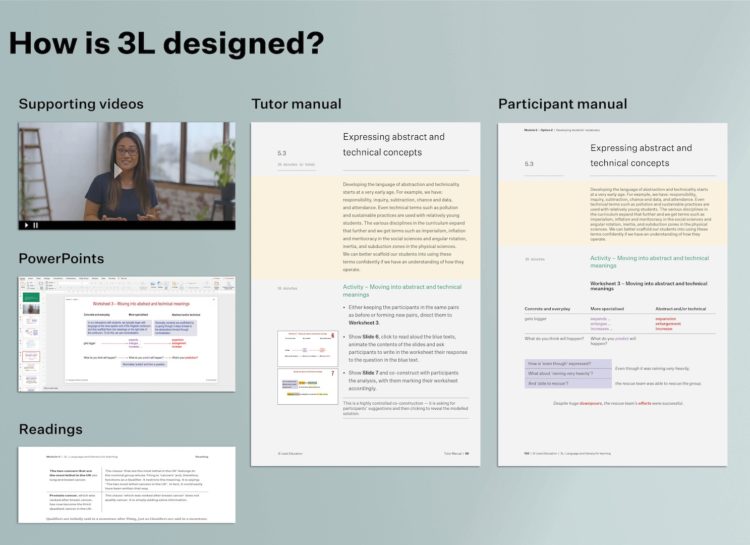 3L: Language and literacy for learning - Lexis Education