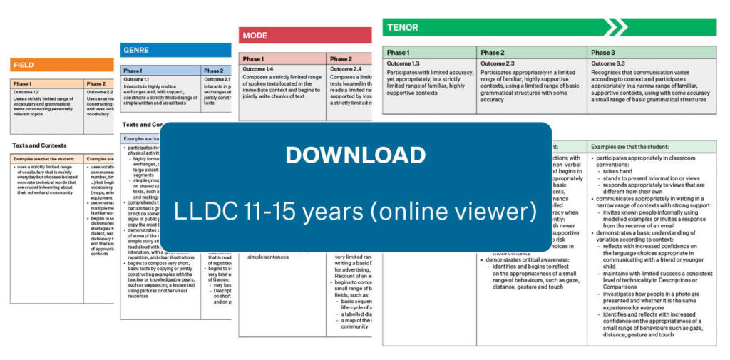 Language & Learning Development Continuum - Lexis Education